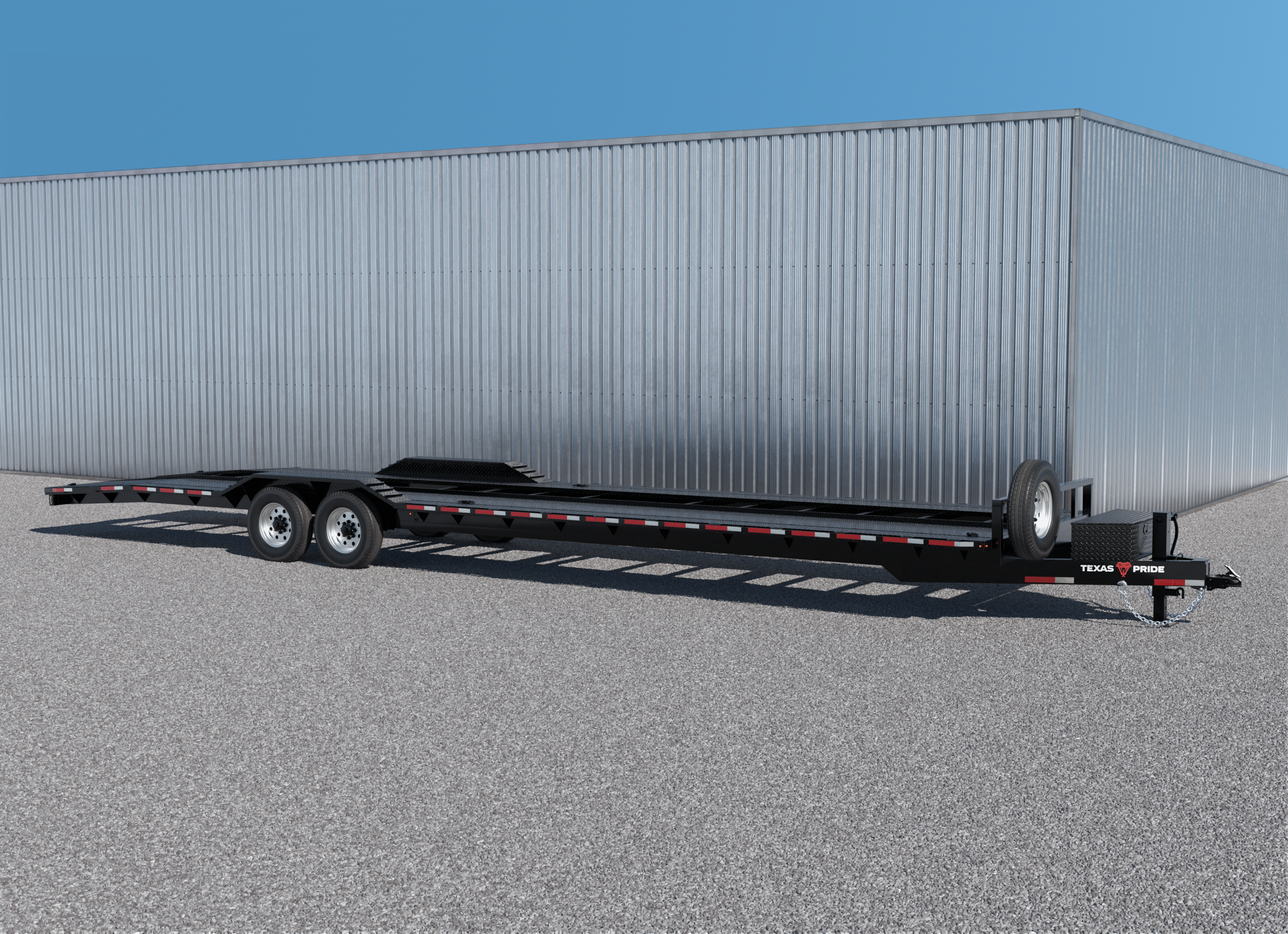 21k lb GVWR Gooseneck Three Car Hauler Trailer for Sale