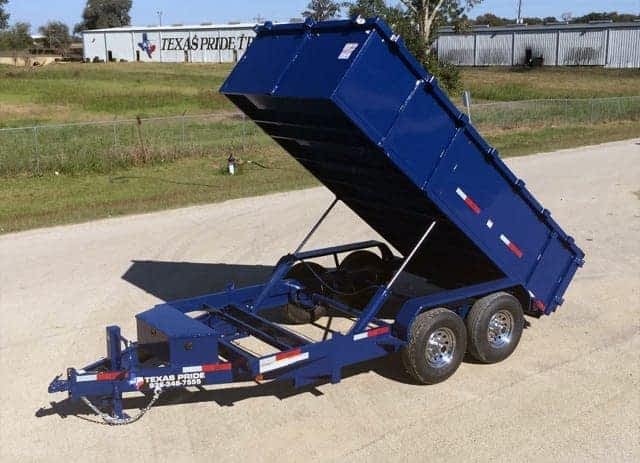 20k lb GVWR Bumper Pull Wide Deck Lowboy Gravity Tilt Trailer for Sale