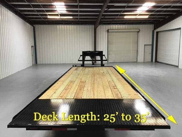 16k lb GVWR Gooseneck Deck Over Flatbed Power Tilt Trailer for Sale