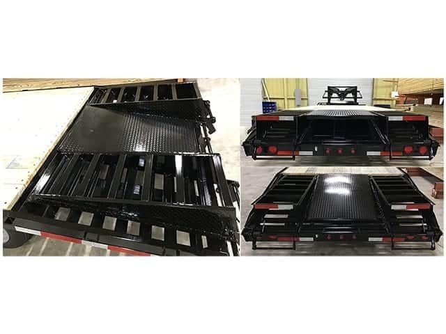 36k lb GVWR Flatbed Equipment Gooseneck Trailer for Sale