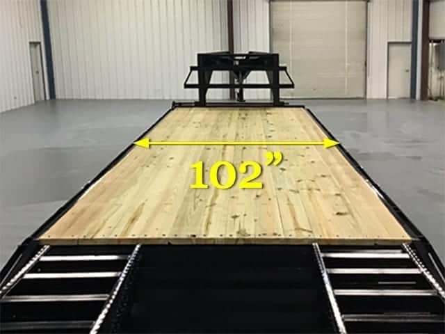 36k lb GVWR Flatbed Equipment Gooseneck Trailer for Sale