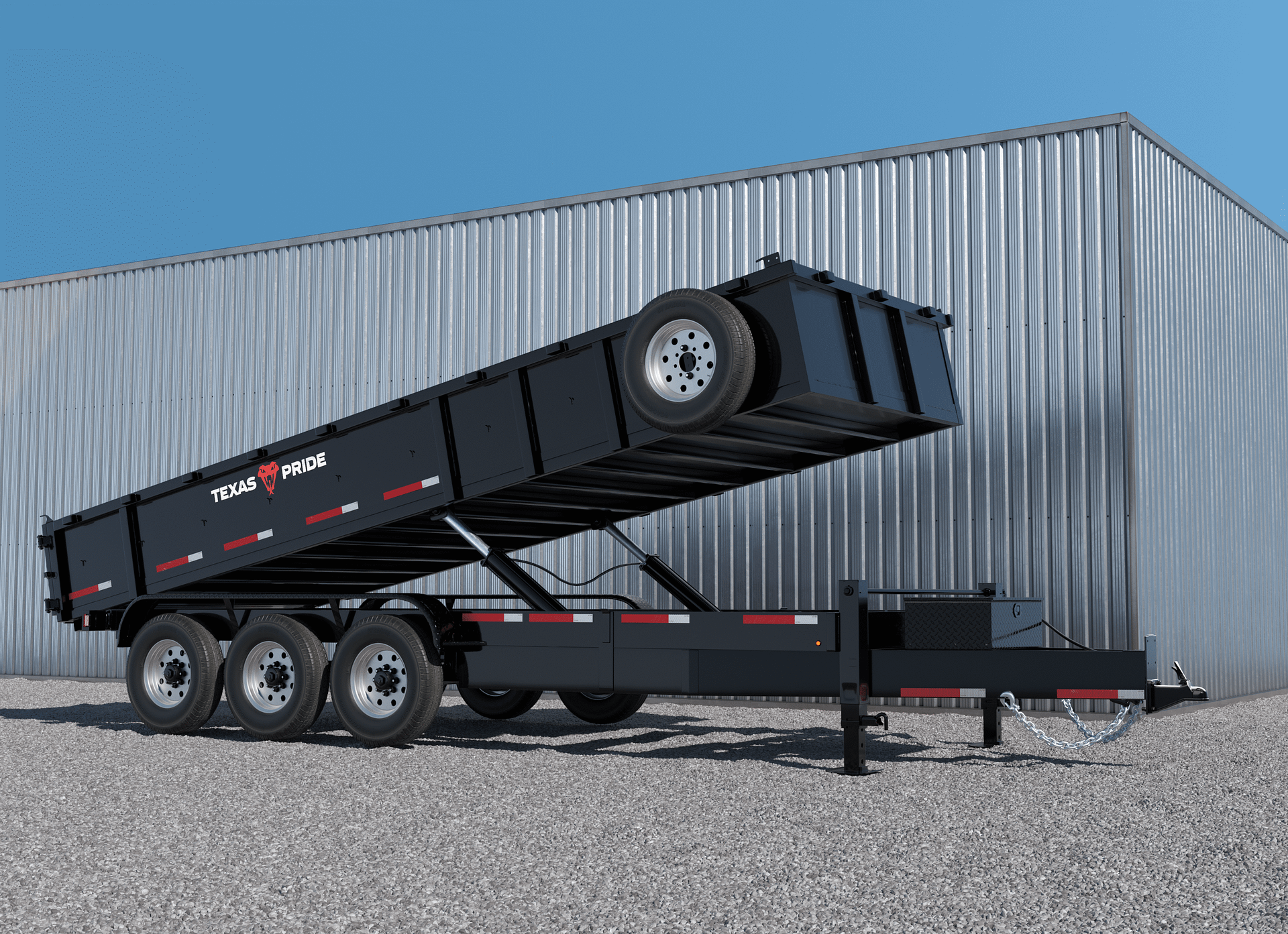 16K Fully-Loaded Bumper Pull Dump Trailer for Sale | Texas Pride
