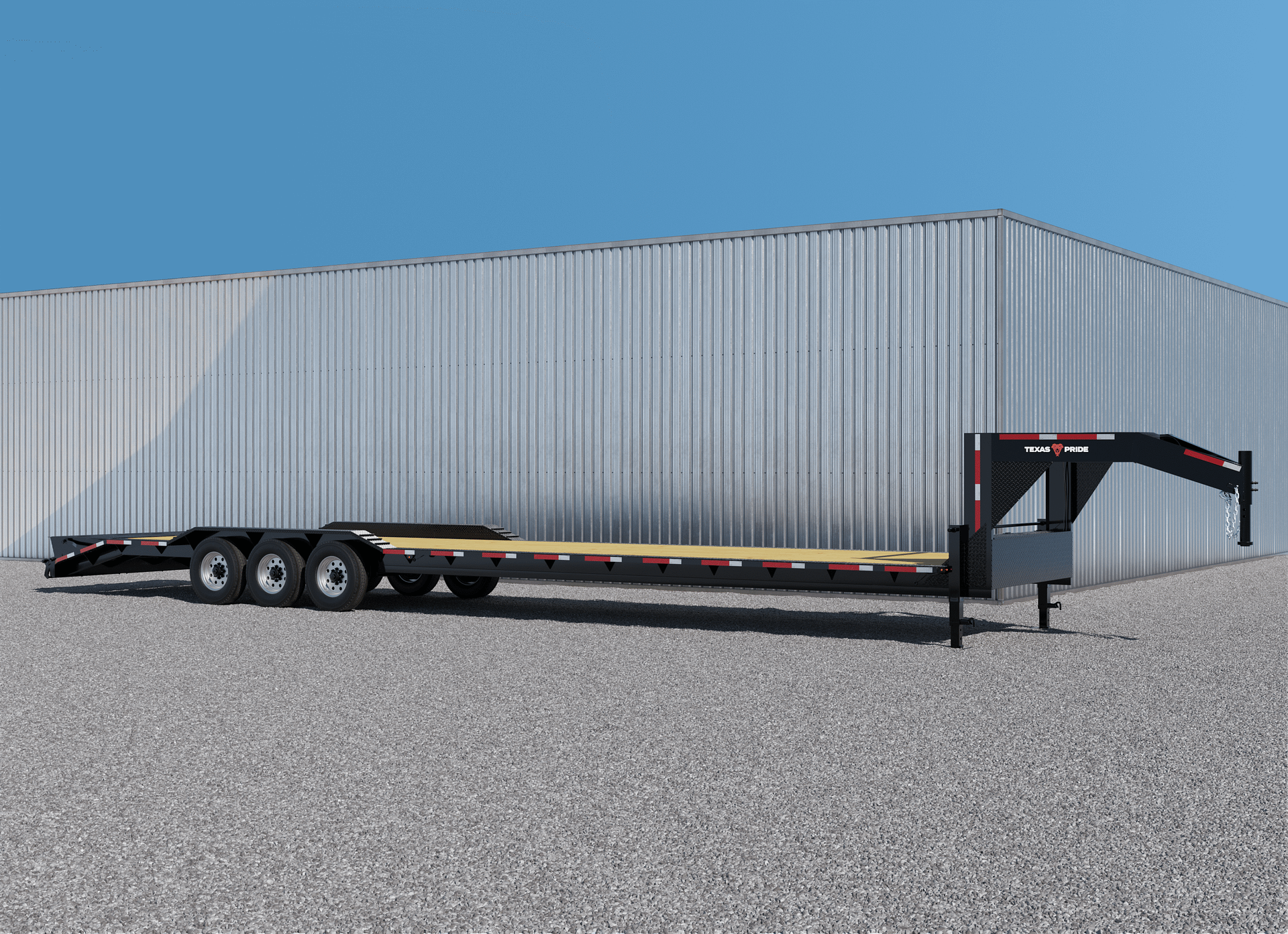 Lowboy Trailers for Sale – Heavy Loads, Low Deck | Texas Pride