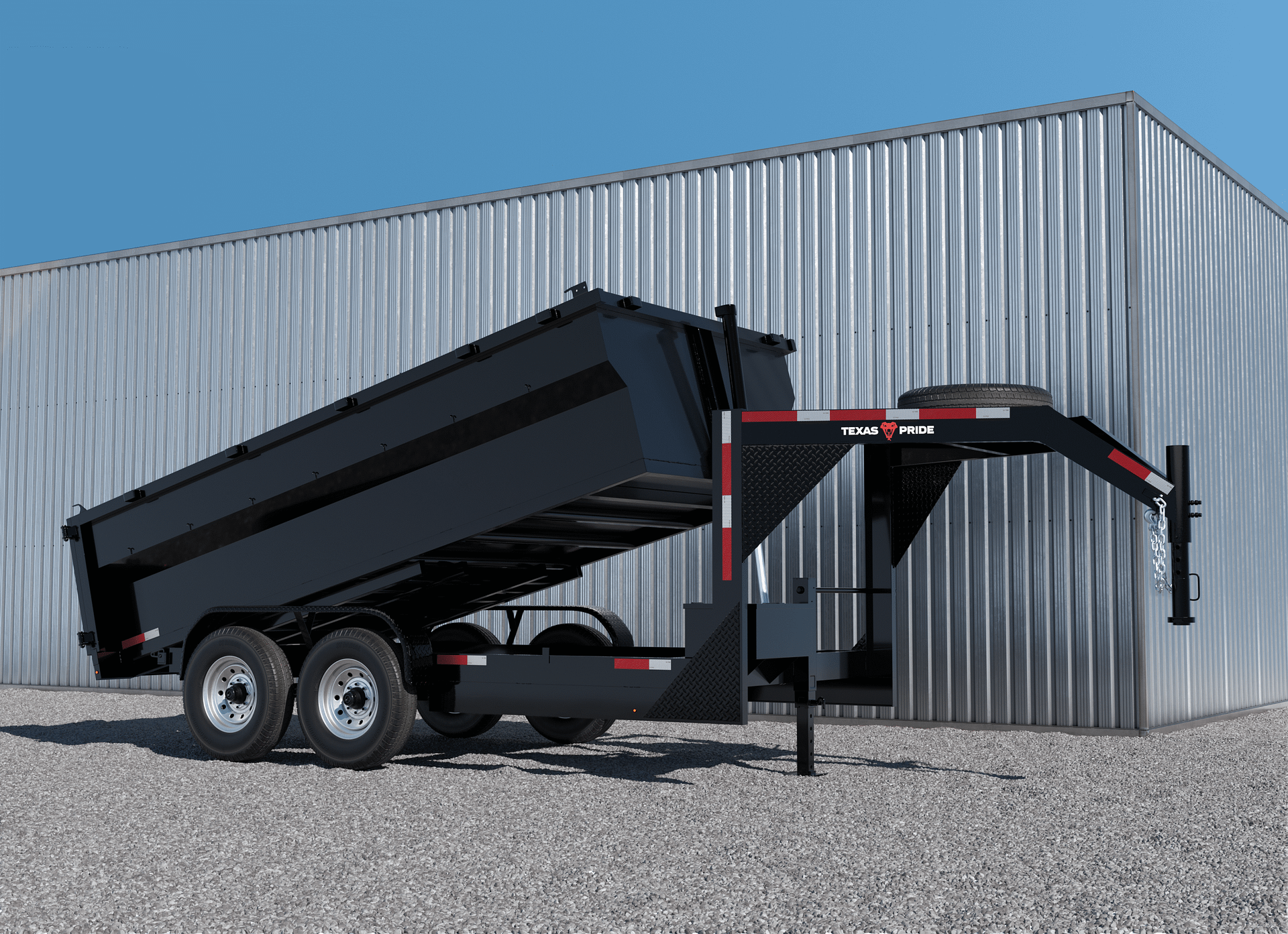 24k lb GVWR Gooseneck Dump Trailer for Sale