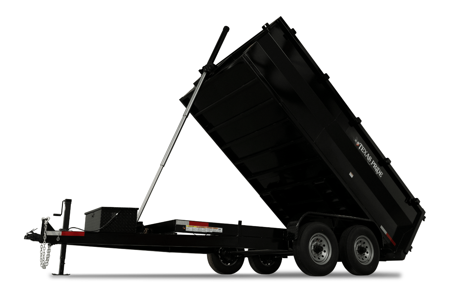 16k lb GVWR Bumper Pull Dump Trailer for Sale