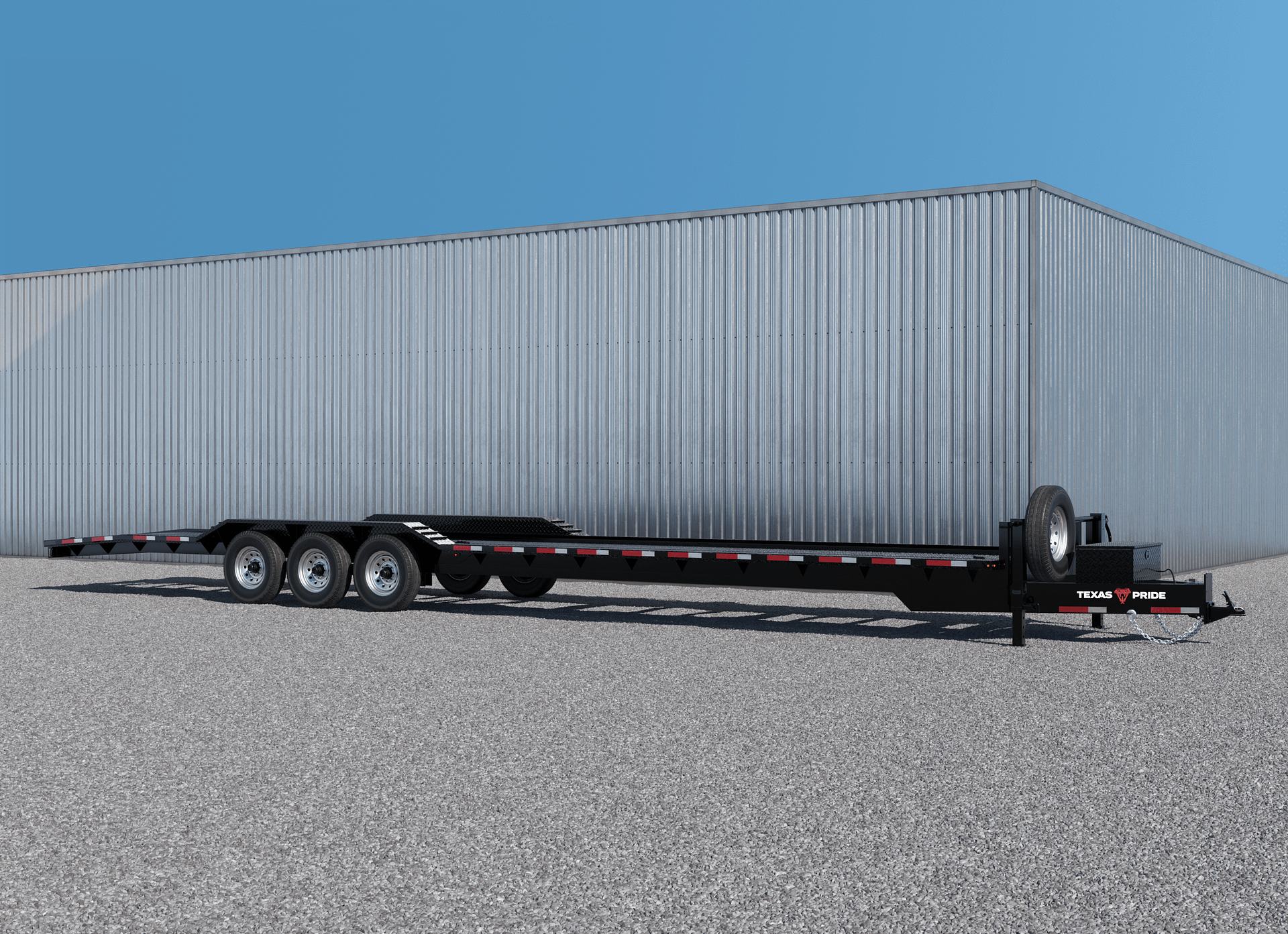 21k lb GVWR Gooseneck Three Car Hauler Trailer for Sale