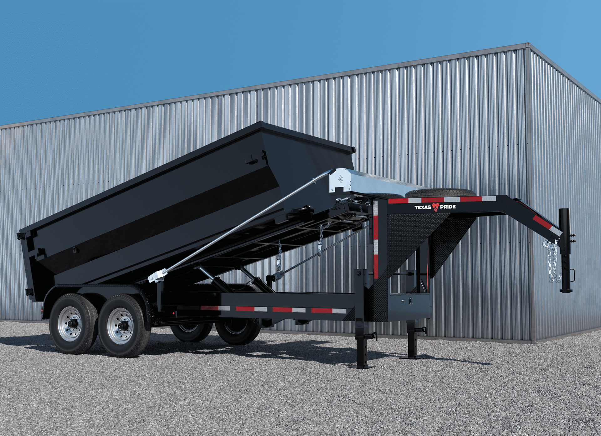 Roll-Off Trailer with Dumpsters Package Deal | Texas Pride Trailers